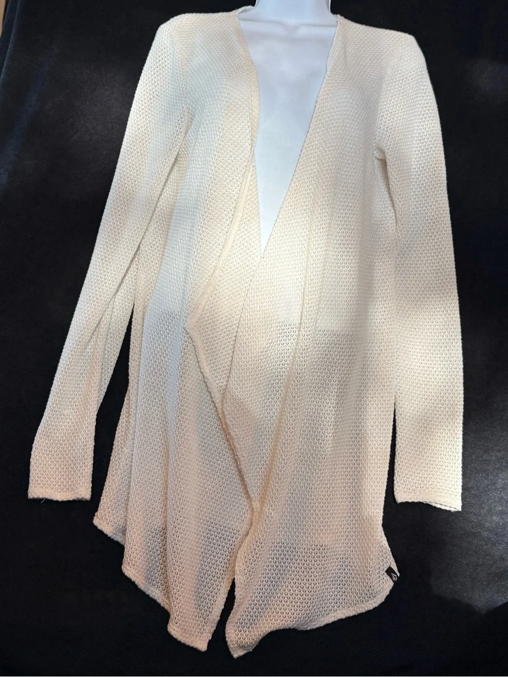 Volcom | Tops | Volcom Cream Openfront Knit Cardigan | Poshmark